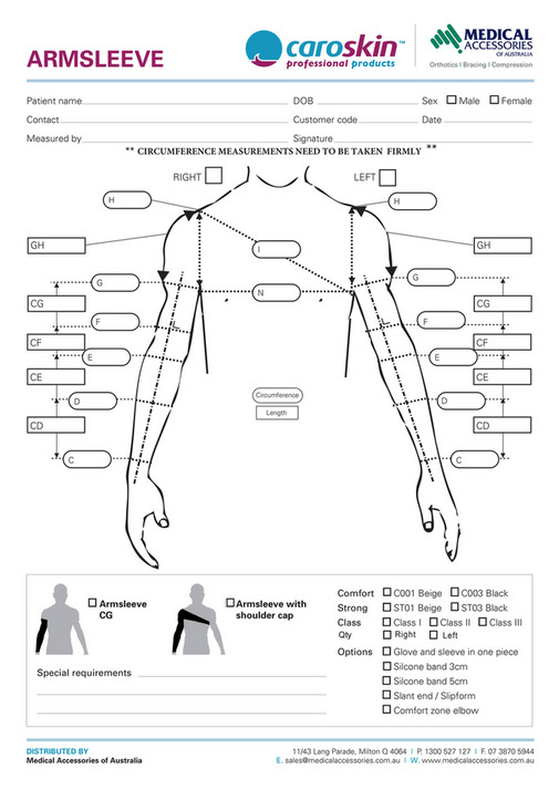 Independence Australia - WRITABLE - Caroskin Order Form ARMSLEEVE ...